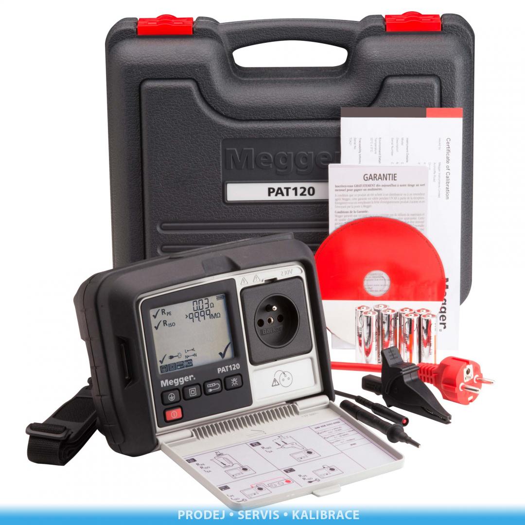 Megger PAT120 - revize spotřebičů | www.meraky.eu