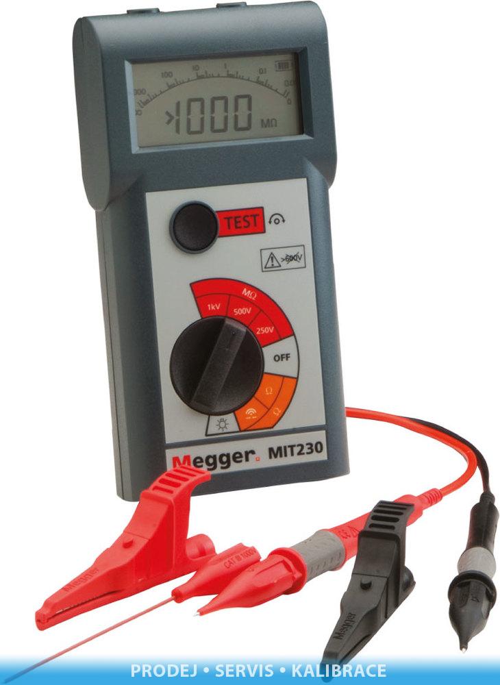 Megger MIT230 - měřič izolace | www.meraky.eu