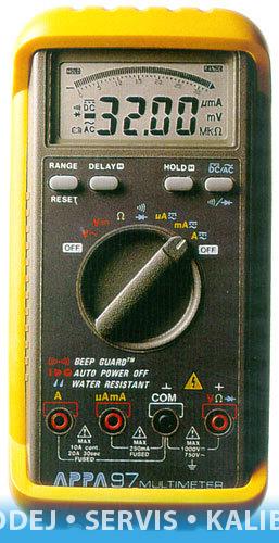 APPA 97R/RMS - multimetr | www.meraky.eu