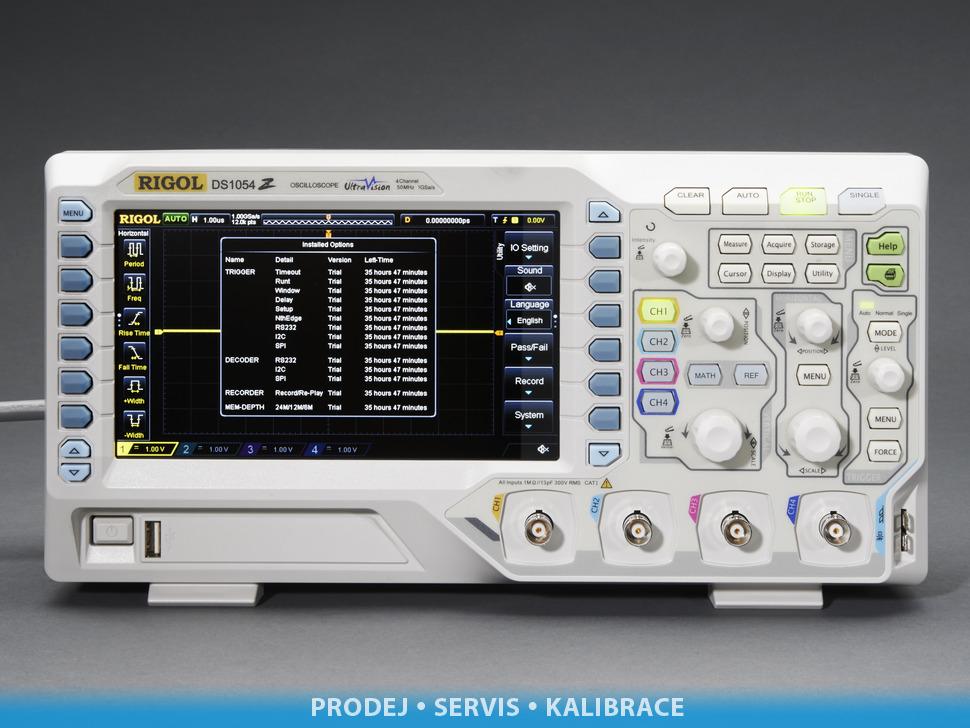 RIGOL DS1054Z - osciloskop | www.meraky.eu