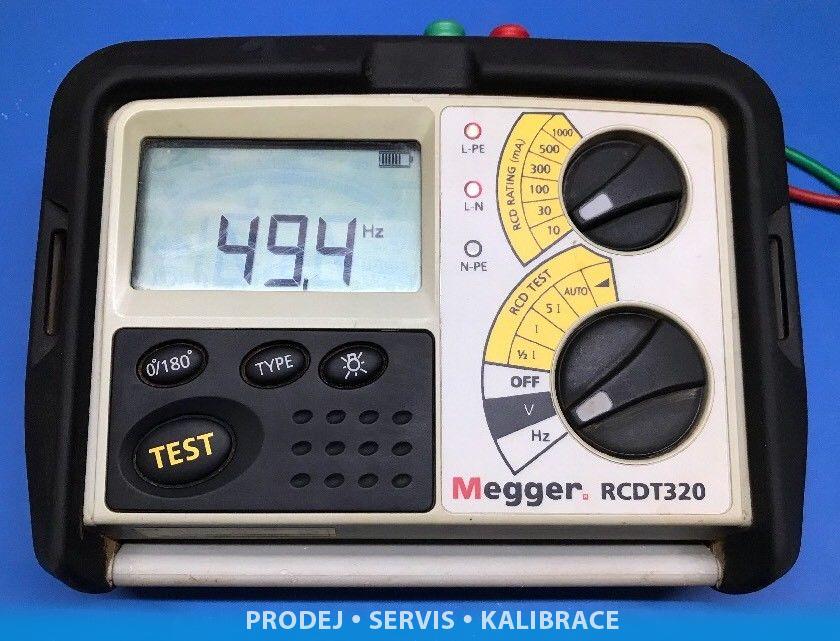 Megger RCDT320 - tester RCD | www.meraky.eu